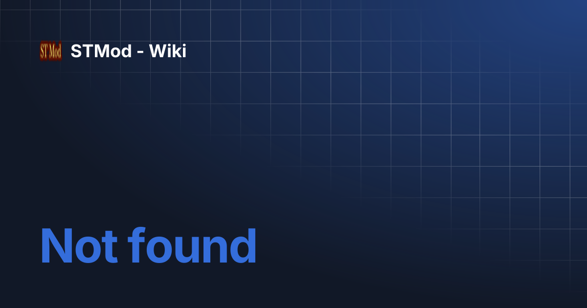 General Tab | STMod - Wiki